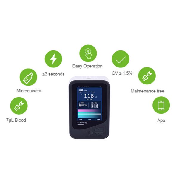 Healicom Portable HB POCT Blood Hemoglobin Analyzer - Techno Health
