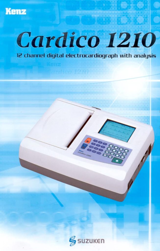 Kenz Cardico 1210 ECG Digital Electrocardiograph Machine, Japan ...