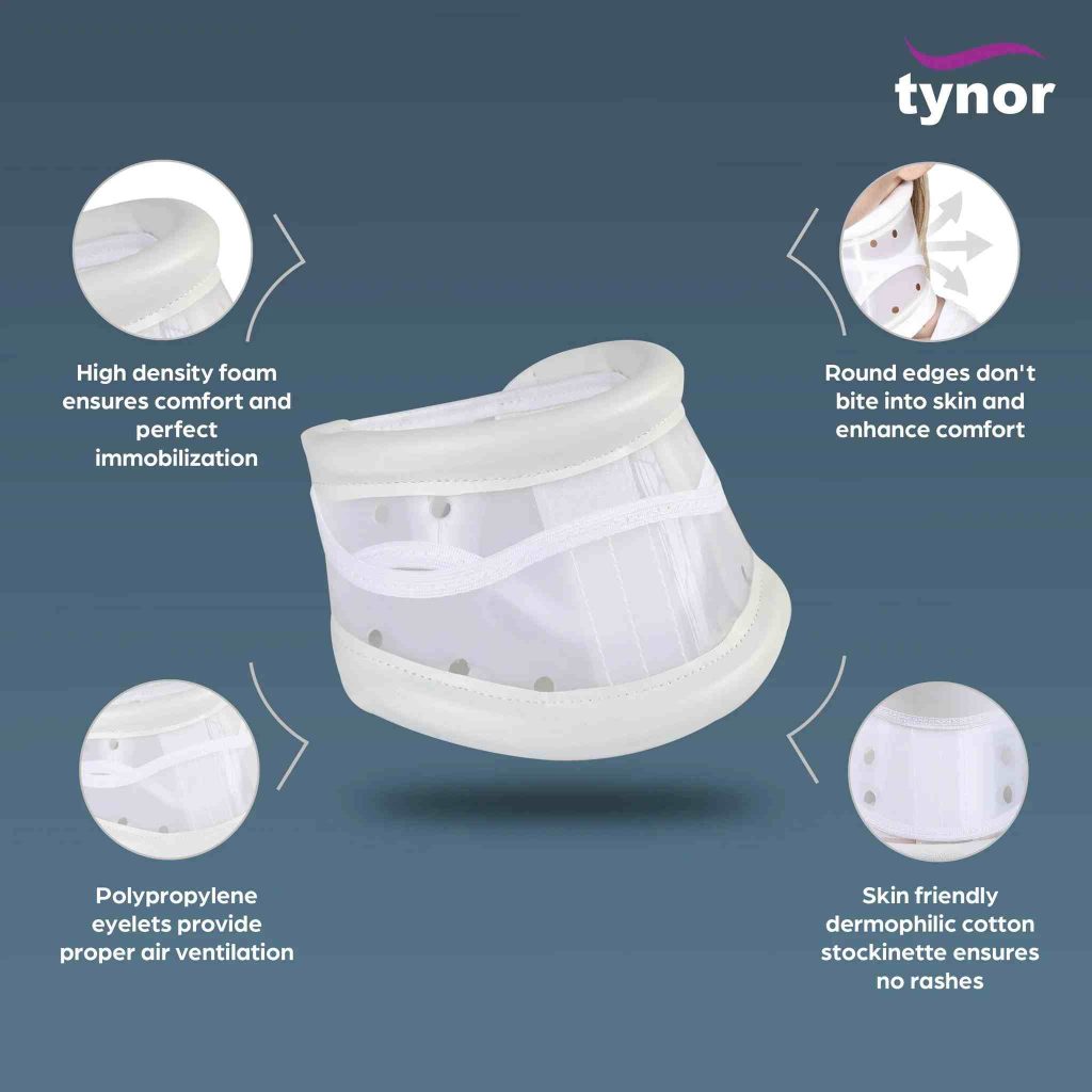 Hard Cervical Collar Tynor B-03 Adjustable - Techno Health
