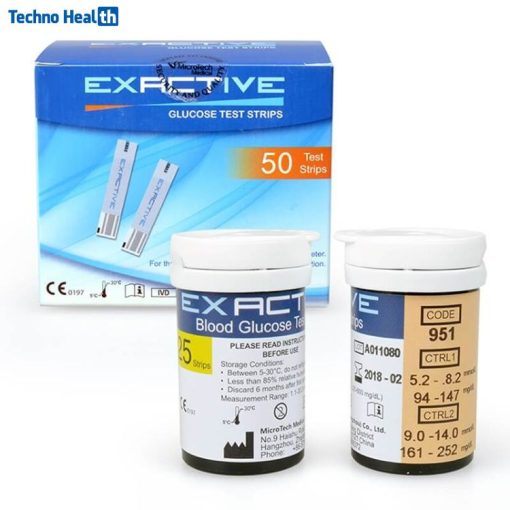 ডায়াবেটিস স্ট্রিপ এর দাম - Exactive Vital Diabetes Strip (50 Pcs ...