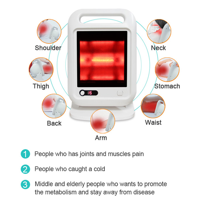 Infrared Therapy Lamp - High Quality & Harmful UV Ray Free - Techno Health