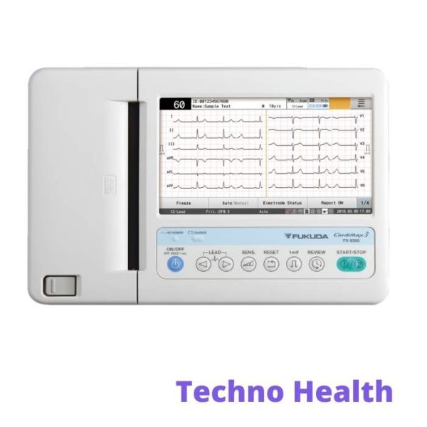 Portable ECG Machine with Printer - Techno Health
